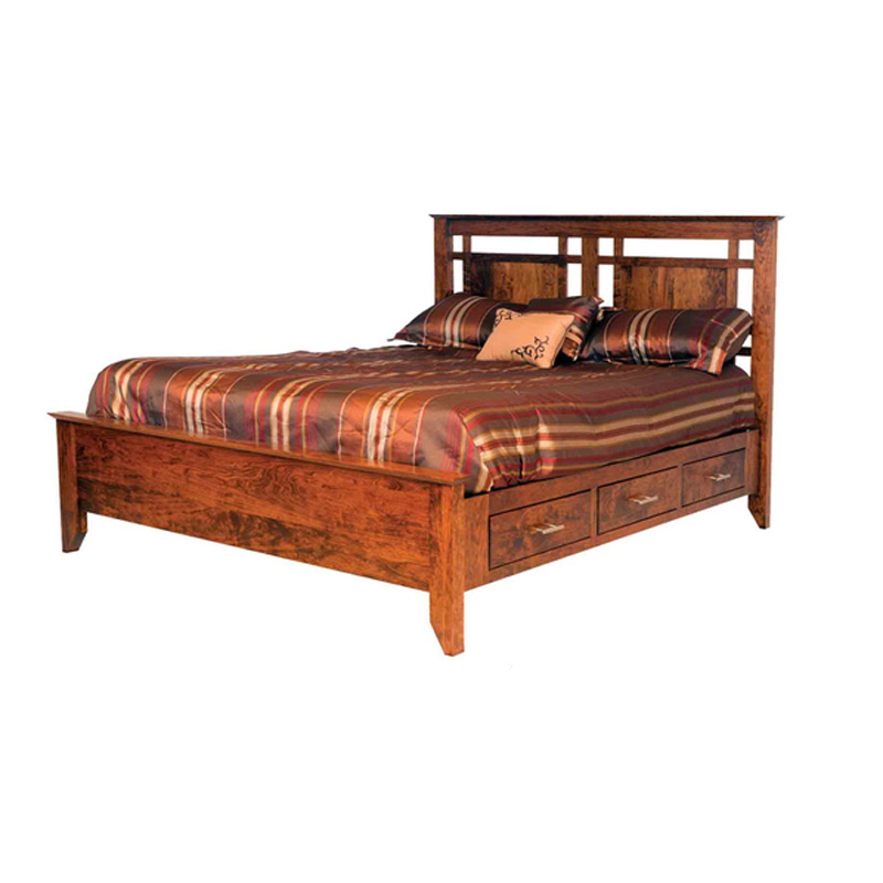 Still Fork YCBQPB Manhattan Suite Queen Pedestal Bed - Hickory Park ...