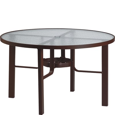 Tropitone 730548 Acrylic and Glass Tables 48 inch Round Dining Table ...