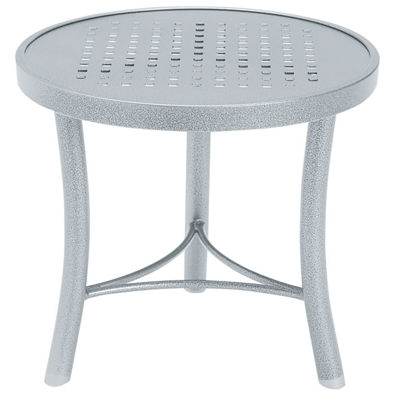 Tropitone 720282SB Boulevard Tables 20 inch Round Tea Table - Hickory ...