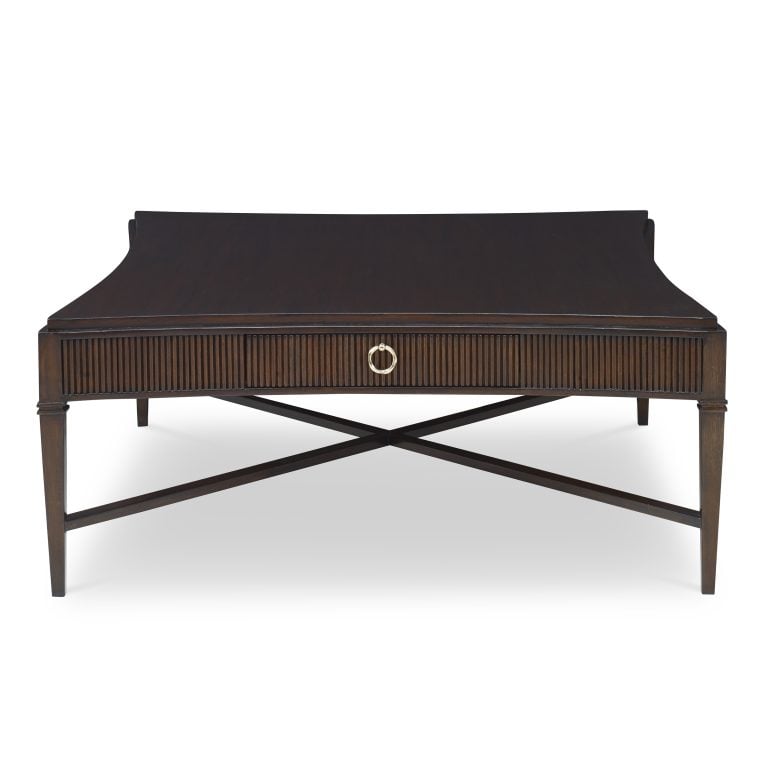 Ambella Home 09170-920-001 Reeded Cocktail Table - Hickory Park Furniture