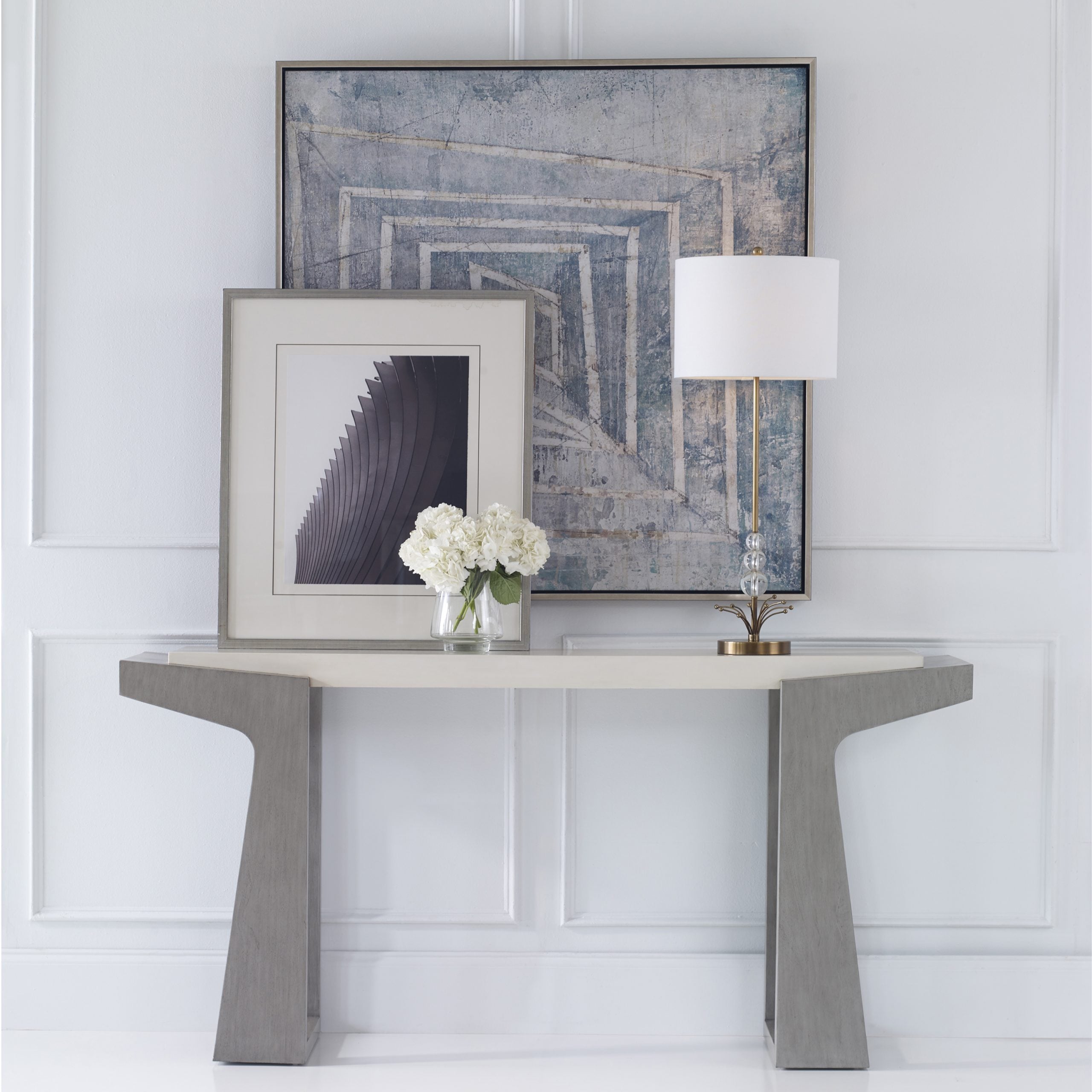 Ambella Home 09211-850-001 Buttress Console Table - Hickory Park Furniture