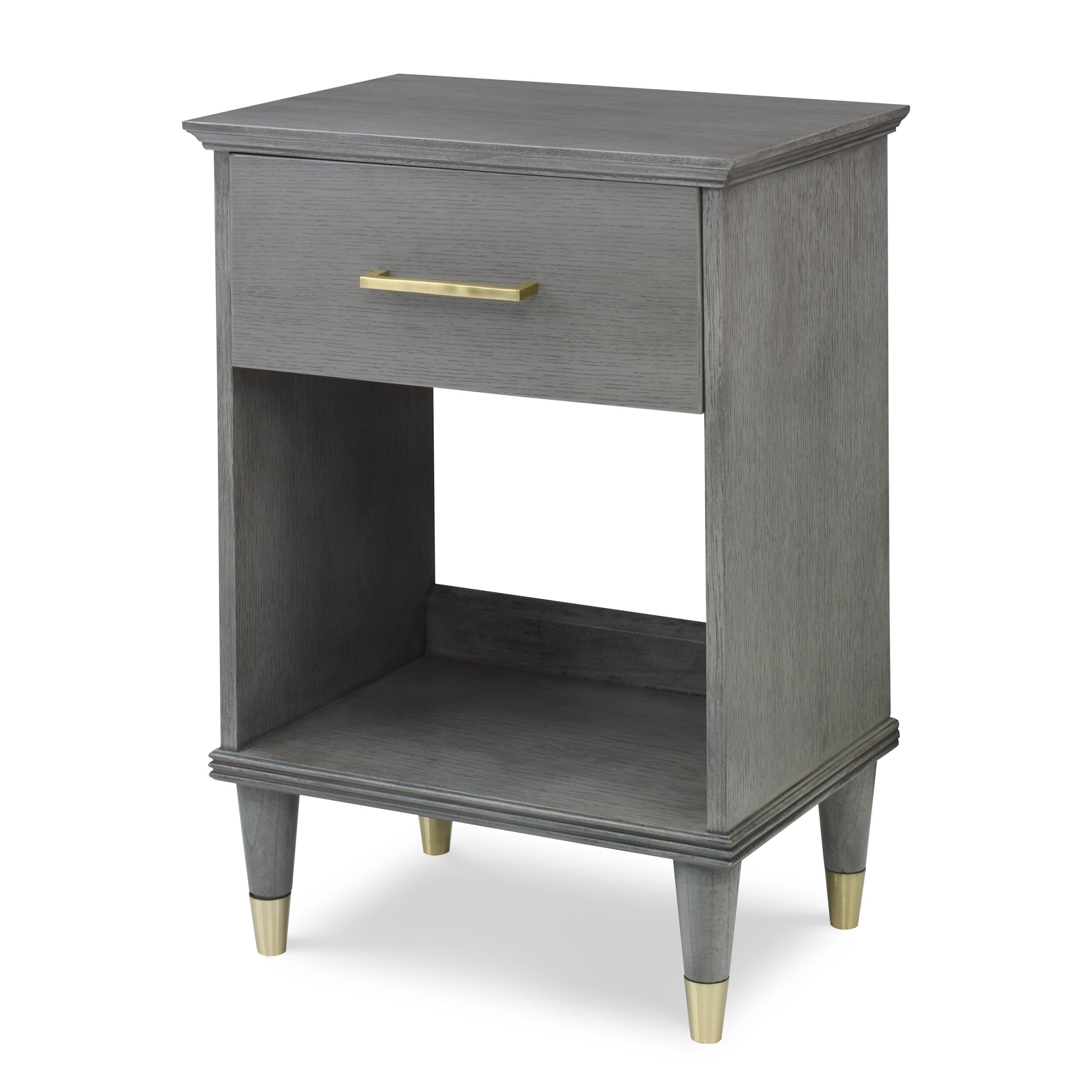 Ambella Home 09219-230-003 Braydon Nightstand Ash Grey - Hickory Park ...