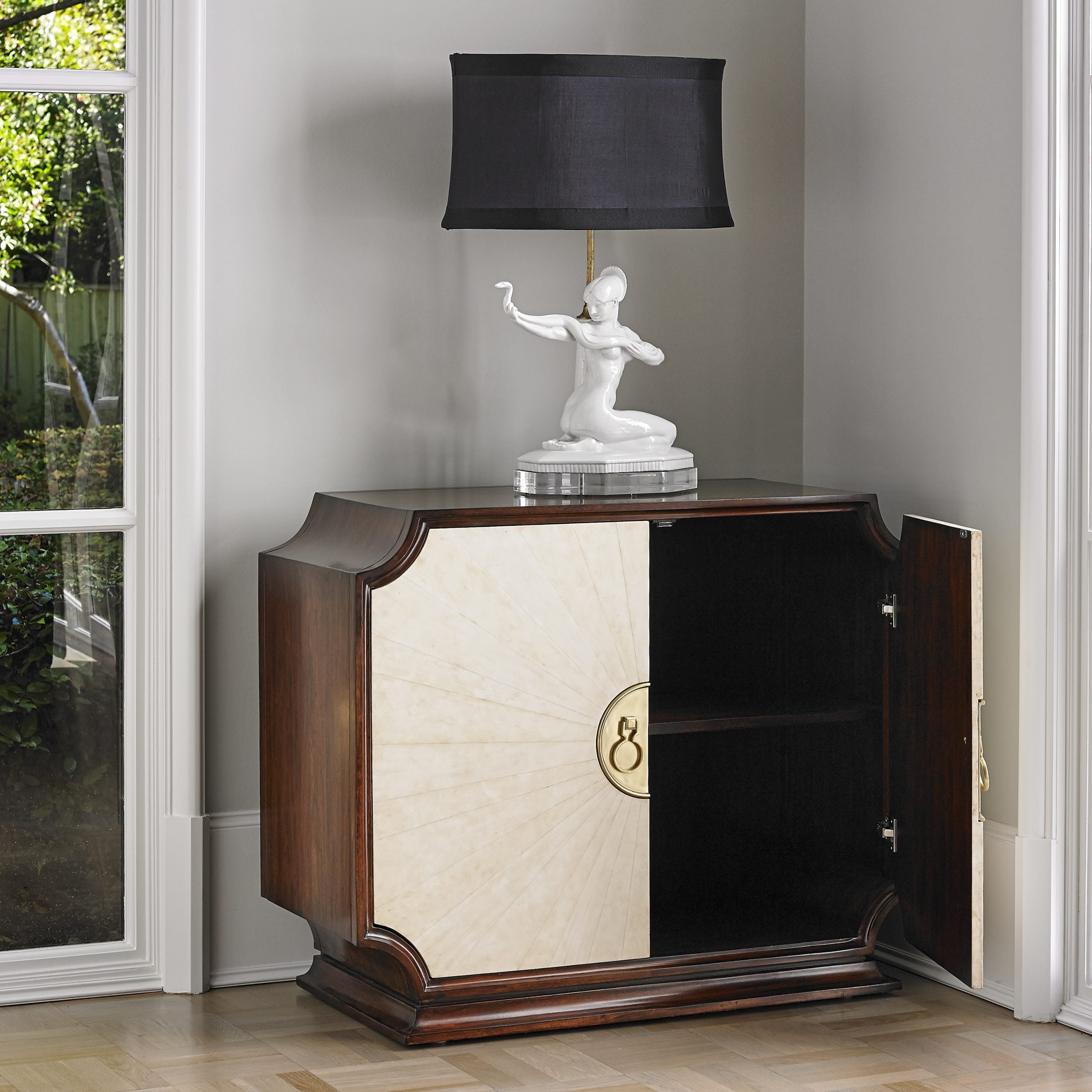 Ambella Home 12549-820-001 Living Room Coco Cabinet - Hickory Park ...