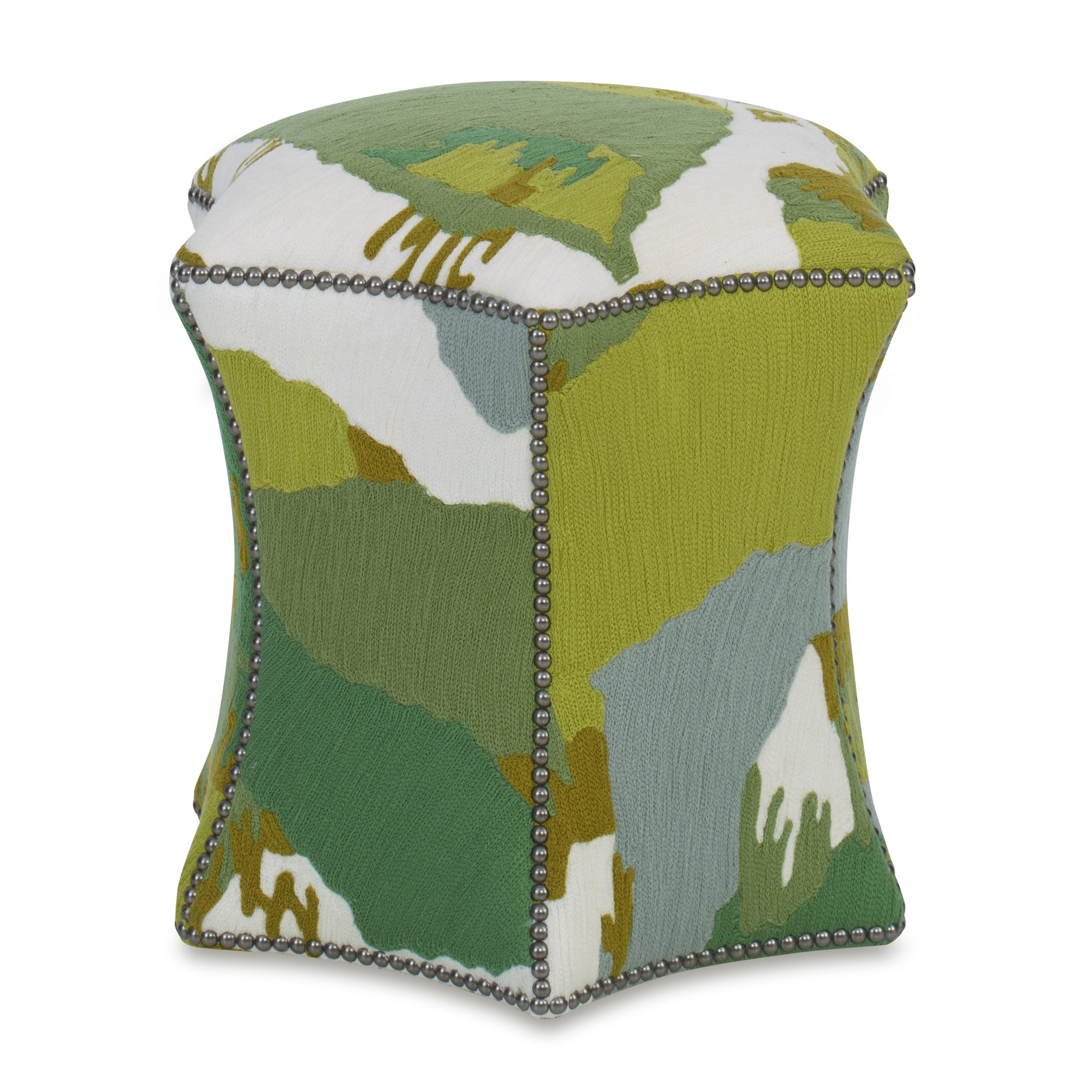 Ambella Home 173-00 Tuffet Ottoman - Hickory Park Furniture Galleries