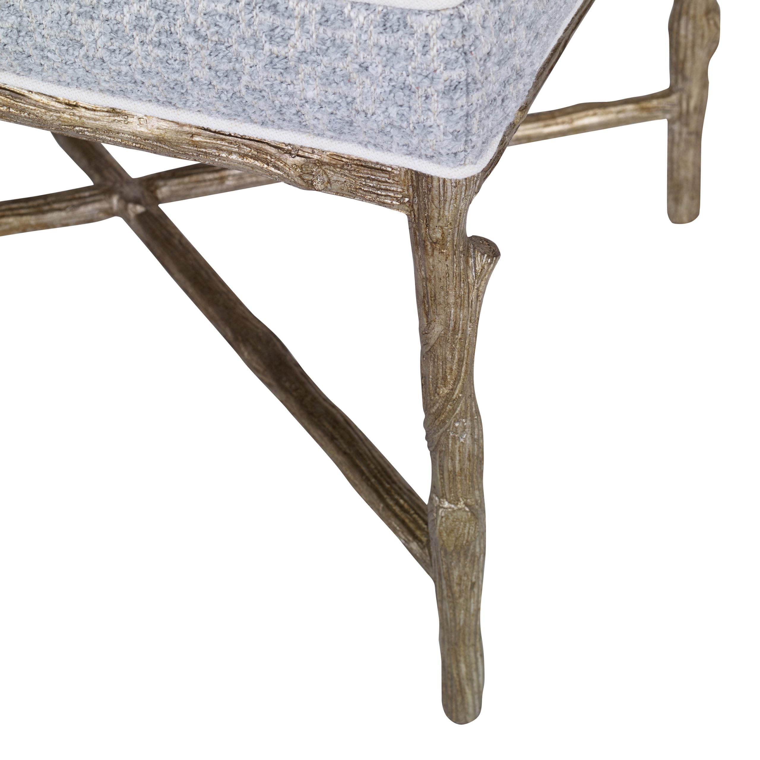 Ambella Home 186-00 Twig Bench Short - Hickory Park Furniture