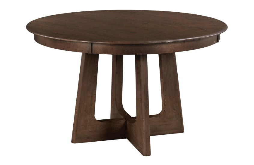 Kincaid Furniture 317-708M Dining Room 54" Round Pedestal Table, Mocha ...