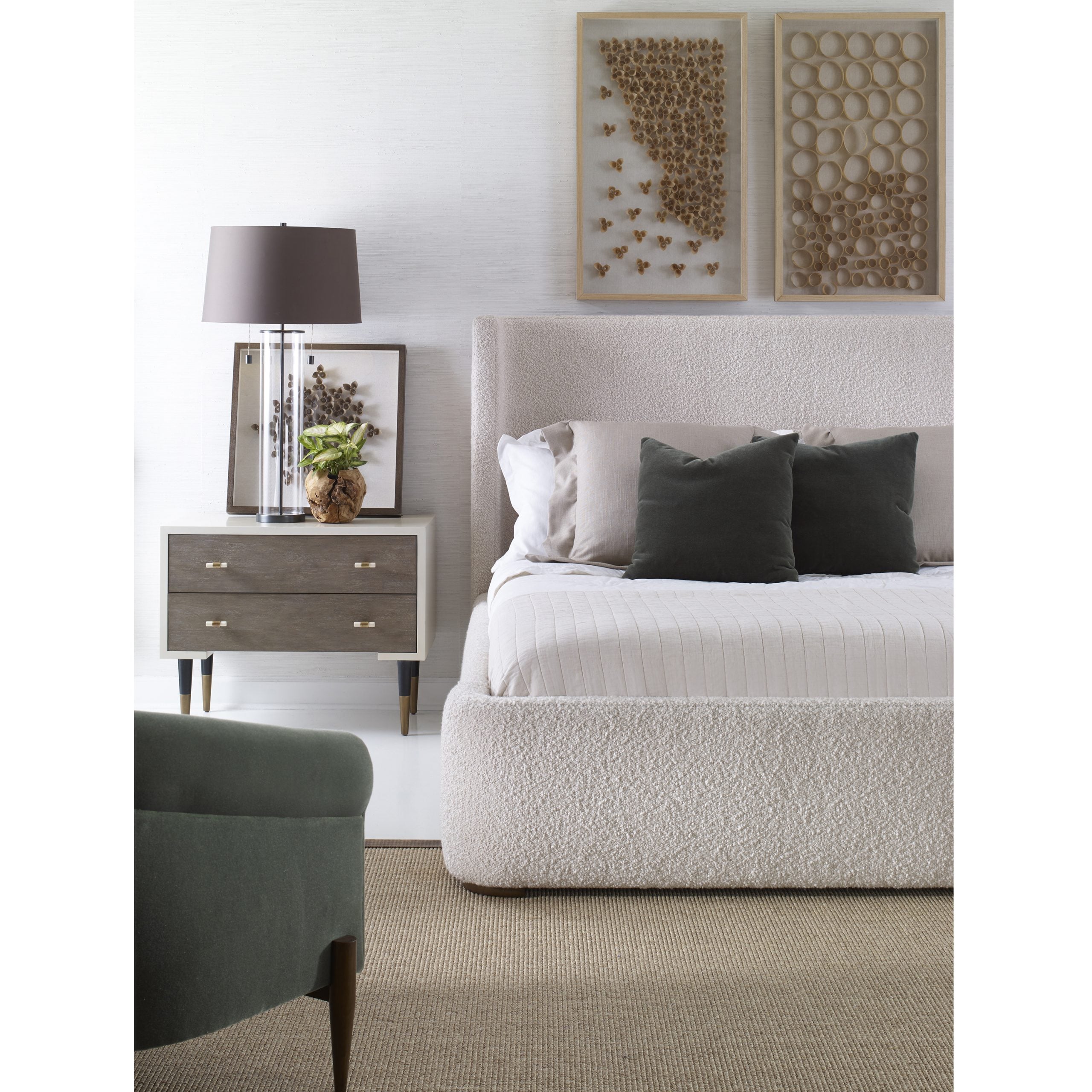 Ambella Home B9000-00K Raleigh King Bed - Hickory Park Furniture Galleries