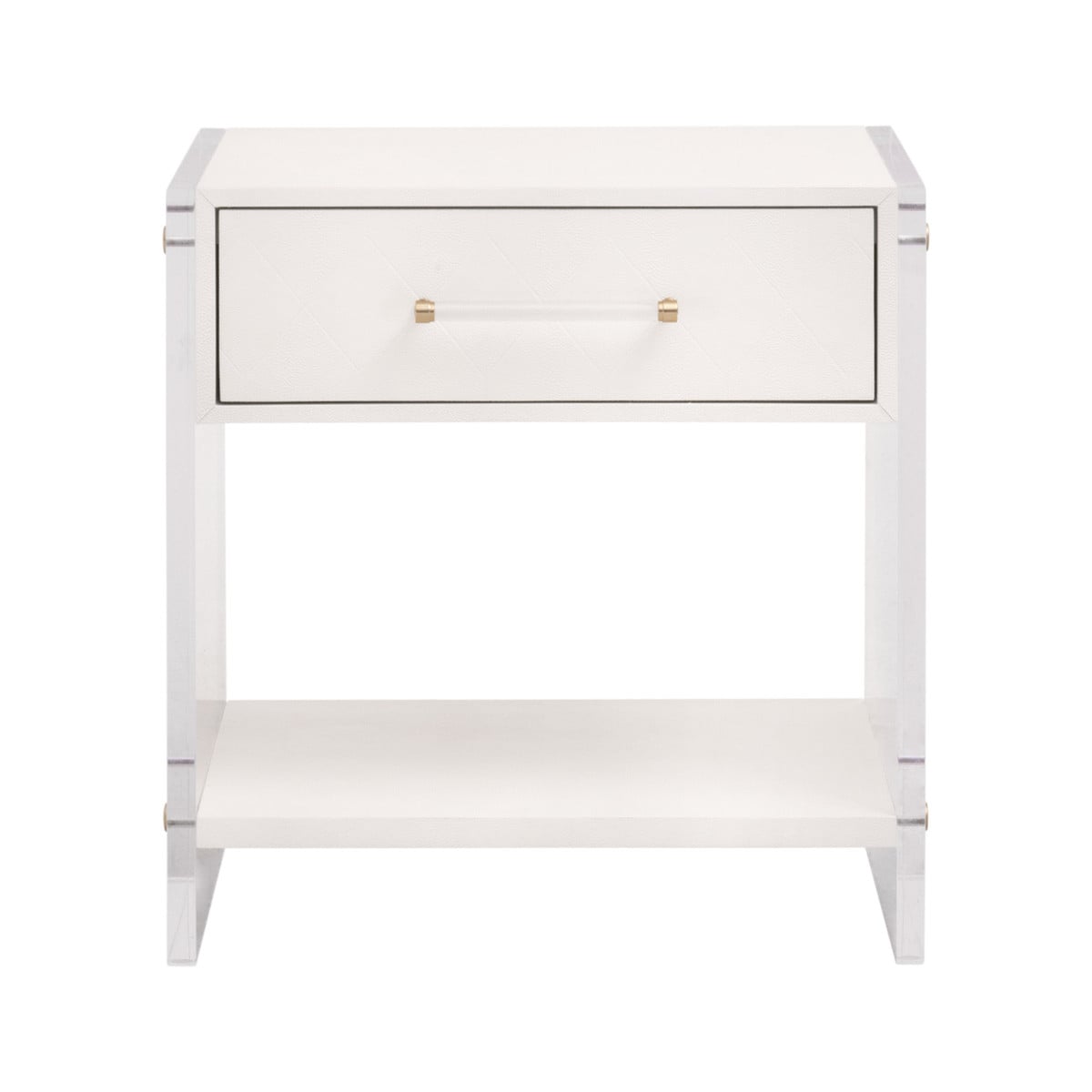 Essentials For Living 6160.PRL-SHG/BBRS Sonia Shagreen 1-Drawer ...