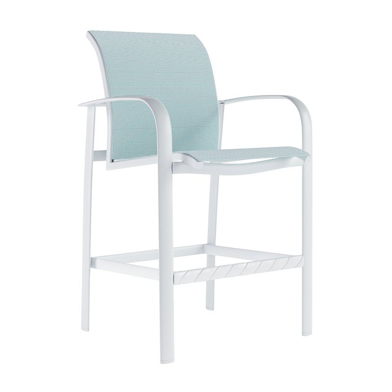 Tropitone 752026 Laguna Beach Relaxed Sling Bar Stool - Hickory Park ...