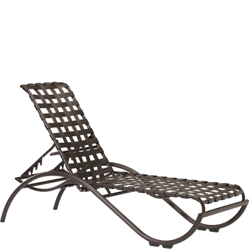 Tropitone 330032 La Scala Strap Chaise Lounge - Hickory Park Furniture
