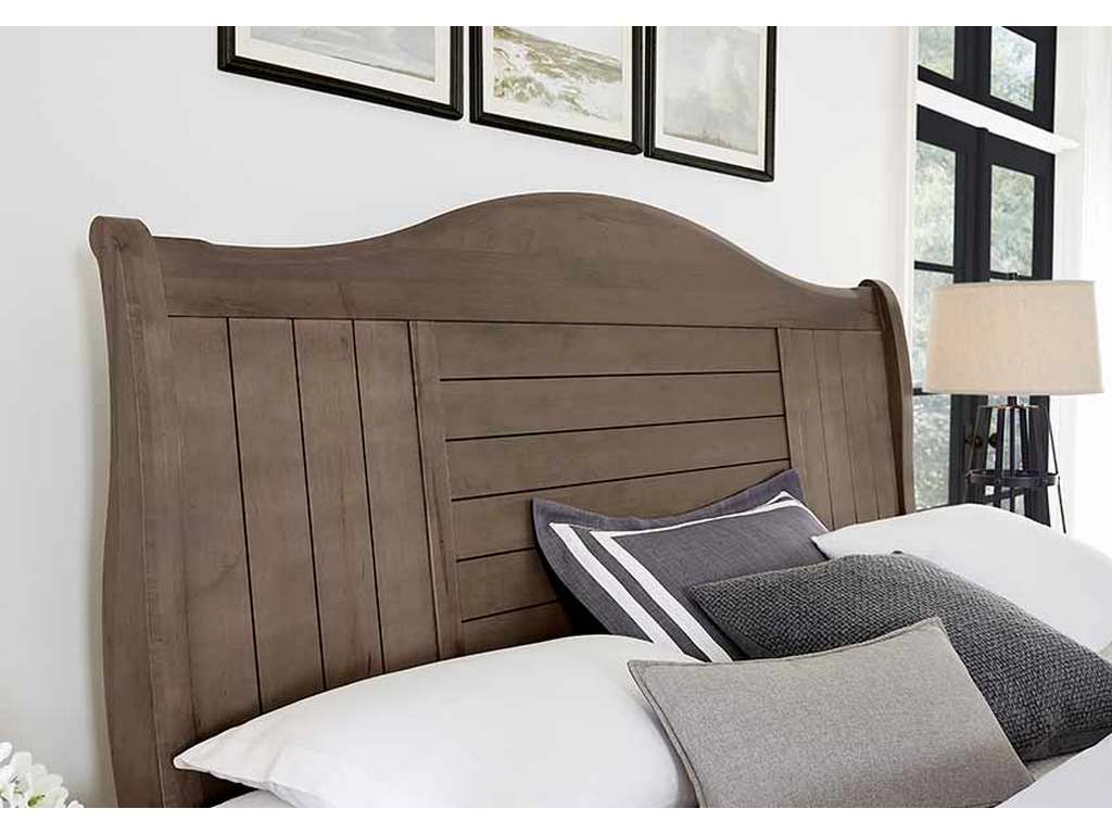 Vaughan Bassett 801-663-066B-502-666 Cool Farmhouse King Sleigh Bed ...