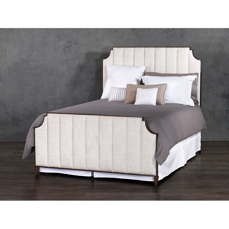 Wesley Allen 1255 Upholstered Beds Spencer Upholstered Bed - Hickory ...