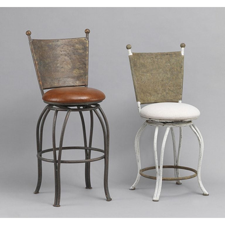 Wesley Allen B225H30 Barstool Woodland Barstool - Hickory Park Furniture