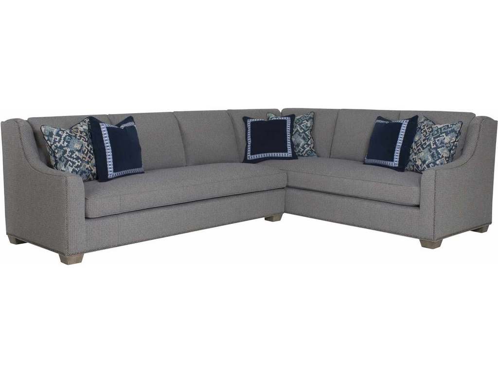Wesley Hall 1904 Barrett Sectional - Hickory Park Furniture