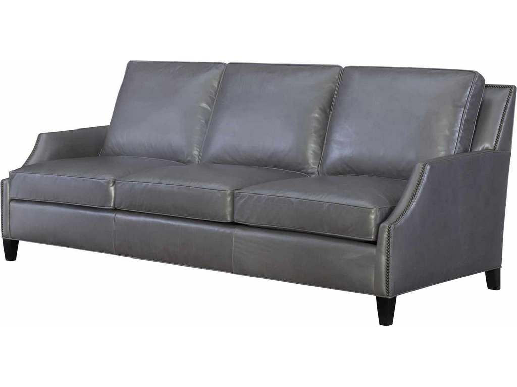 Wesley Hall L2026-85 Perry Leather Sofa - Hickory Park Furniture