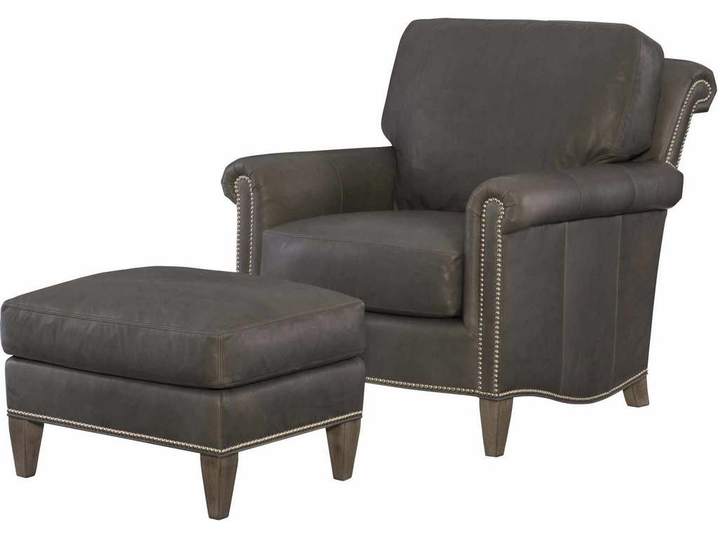 Wesley Hall L8075 Peter Jacob Barringer Leather Chair - Hickory Park ...