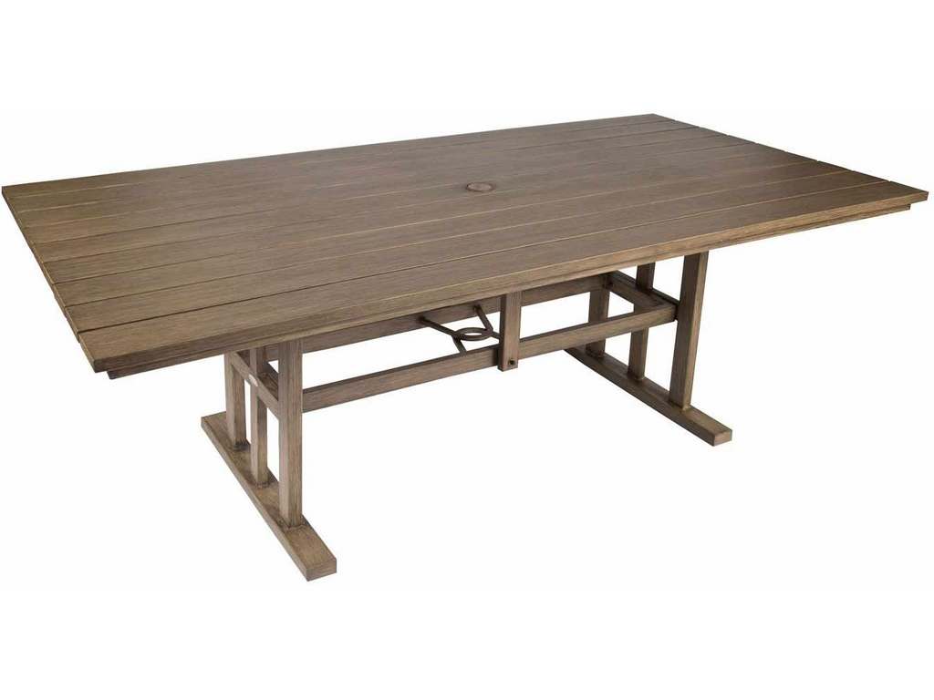 Woodard S592708 Augusta Rectangular Dining Table - Hickory Park Furniture