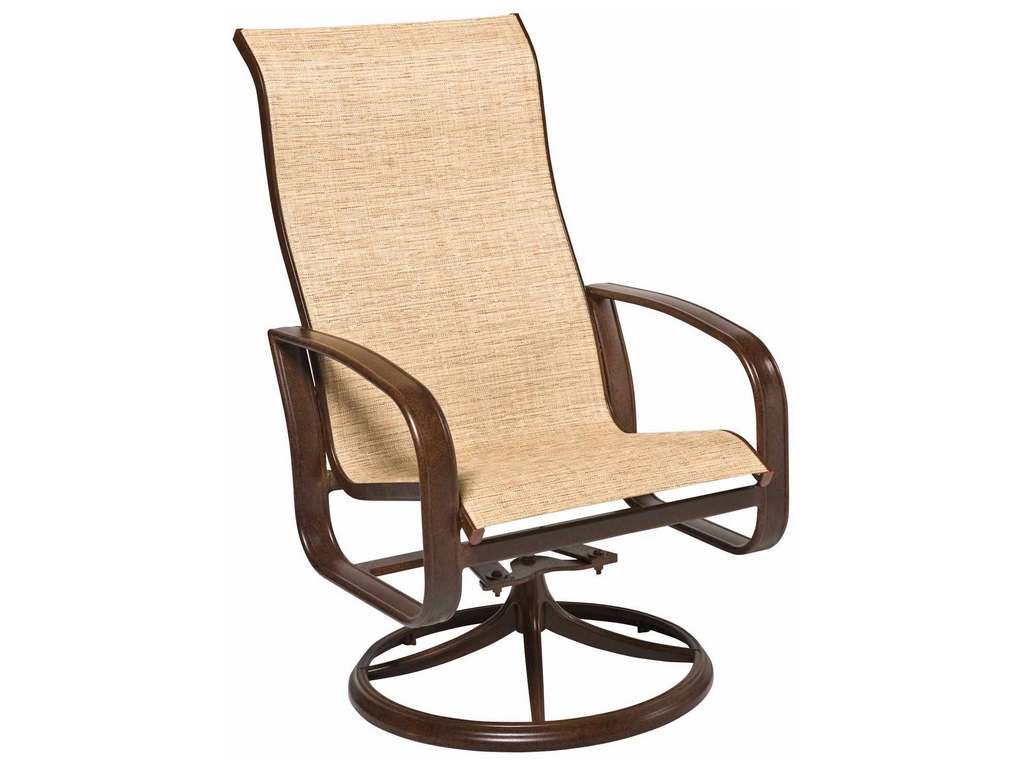 Woodard 2FX488 Cayman Isle High-Back Swivel Rocker - Hickory Park Furniture