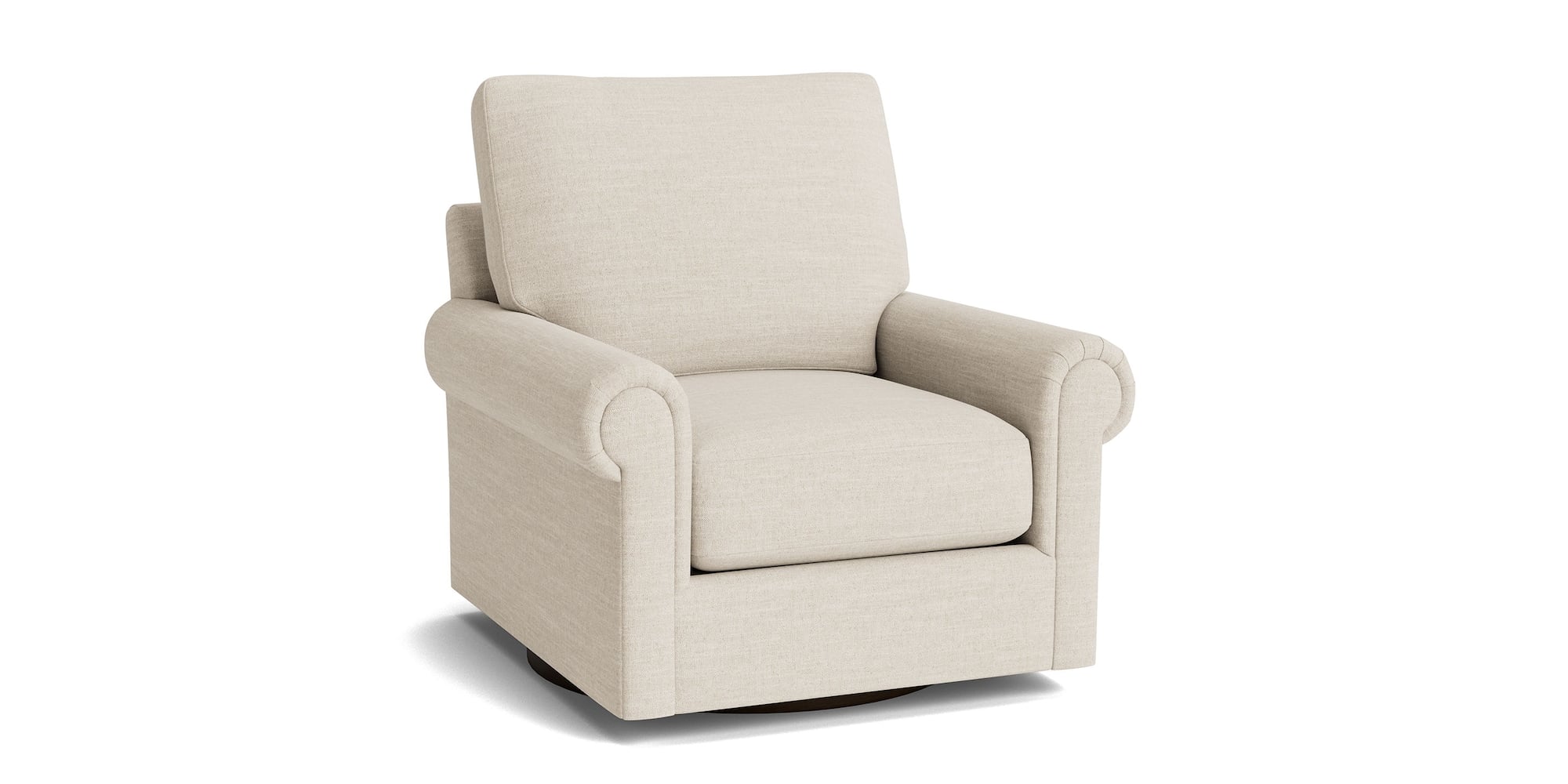 Bassett Furniture C300-05SF Premier Custom Panel Arm Swivel Chair ...