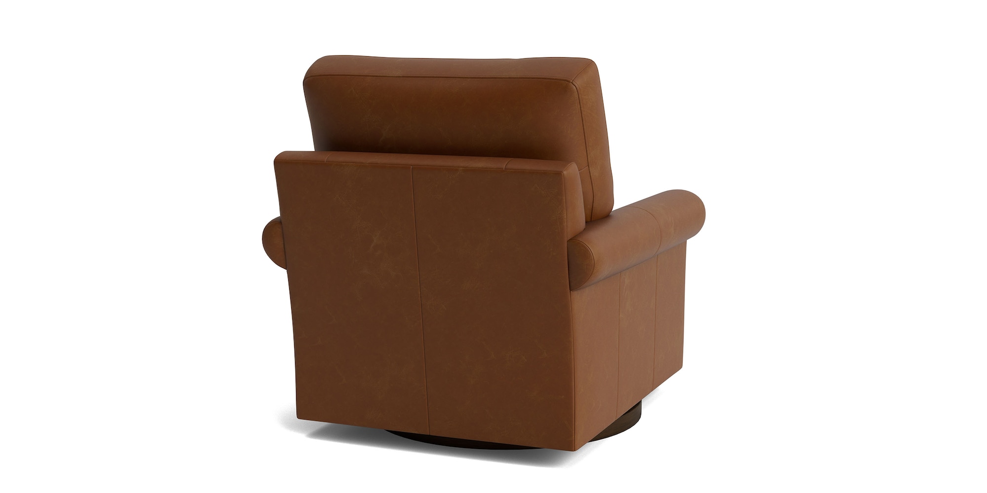 Bassett Furniture C100-05SFL Premier Custom Leather Sock Arm Swivel ...