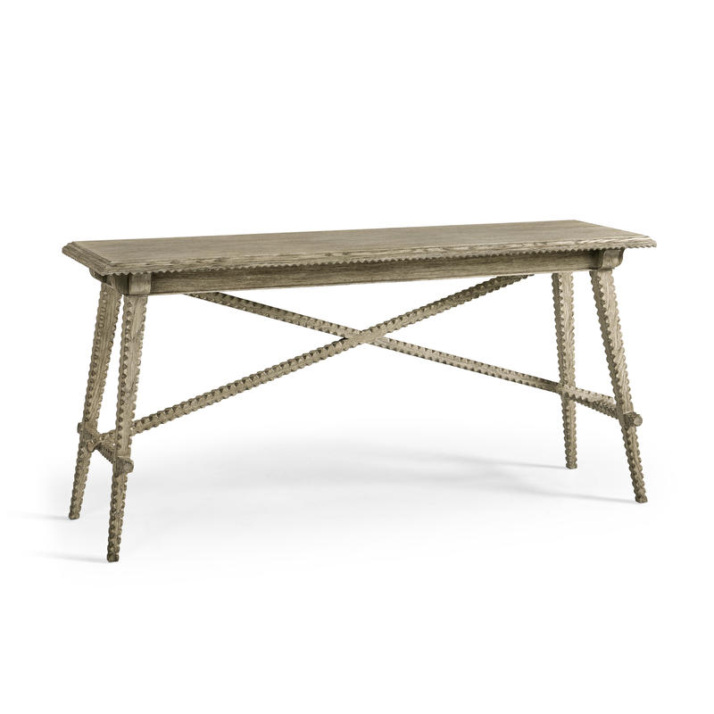 Jonathan Charles 010-3-AM0-GYO Stratford Console Table - Hickory Park ...