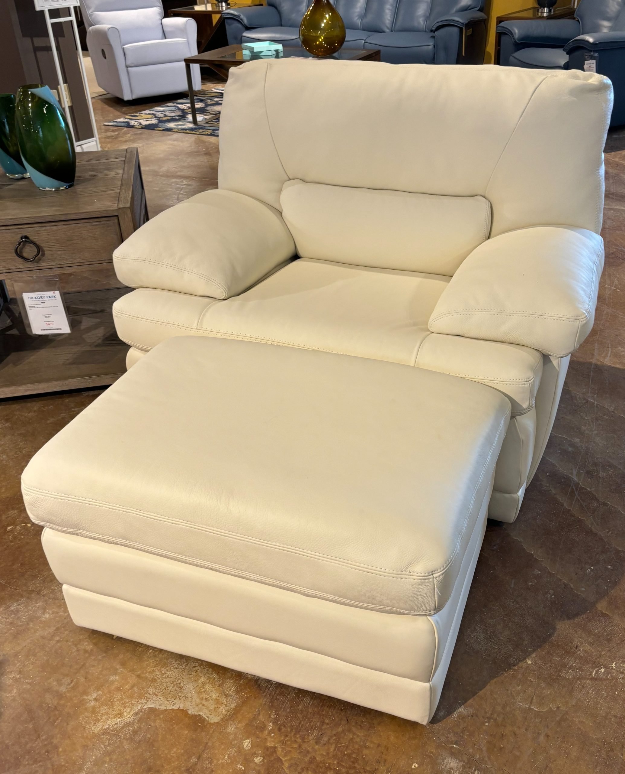 Palliser chair and ottoman store