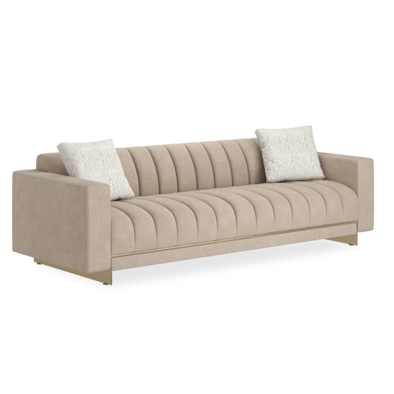 Caracole Furniture UPH-424-212-A 105 Well Balanced Sofa - Hickory Park ...