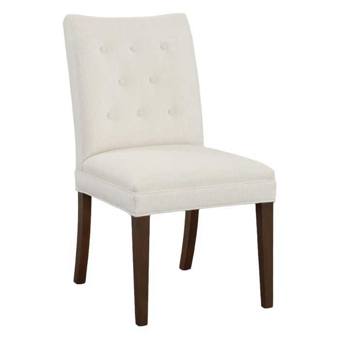 Fairfield L-1202-05-T Concave Short Back Leather Dining Chair - Hickory ...