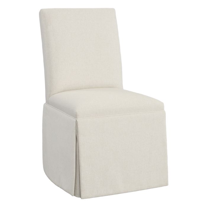 Fairfield 1211-05-T Straight Short Back Skirted Dining Chair - Hickory ...