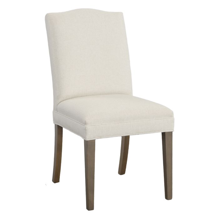 Fairfield L-1220-05 Camel Short Back Leather Dining Chair - Hickory ...