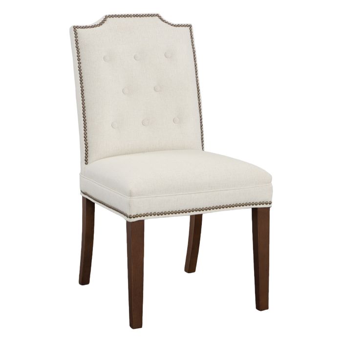 Fairfield Furniture L-1242-05-T Empire Short Back Leather Dining Chair ...