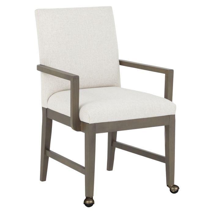 Fairfield 1305-A2-M Bennett Arm Chair, with Two front casters, Mica ...