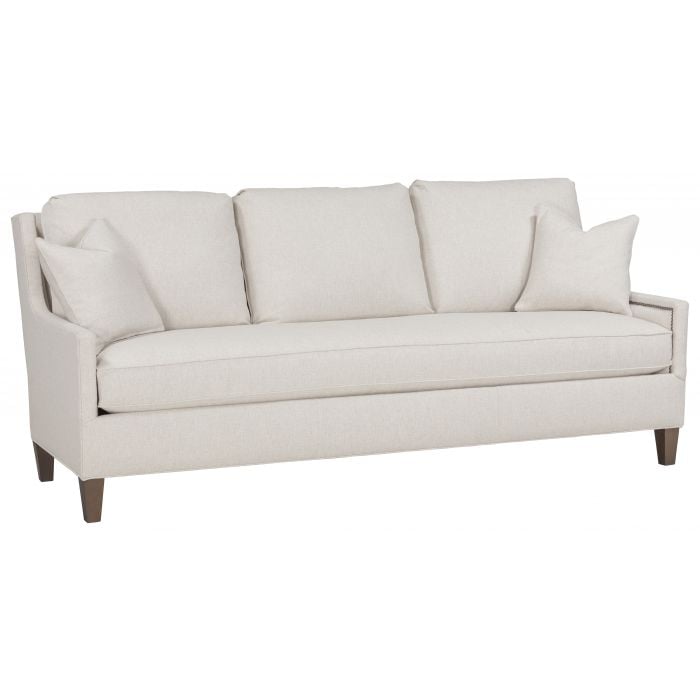 Fairfield 2974-50 Living Room Kelly Sofa with Tapered Leg - Hickory ...