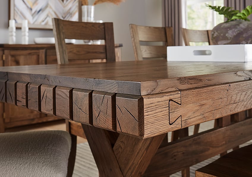 Artisan and Post 752-600-602 Dovetail 96 Inch Dining Table Natural ...