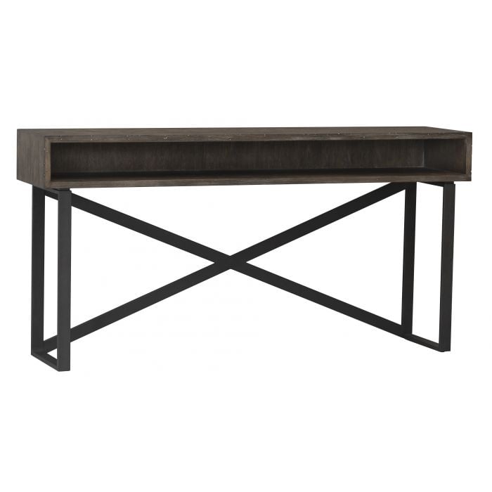 Fairfield Furniture 8113-HT Rustique Open Storage Console Table - Hickory Park Furniture Galleries