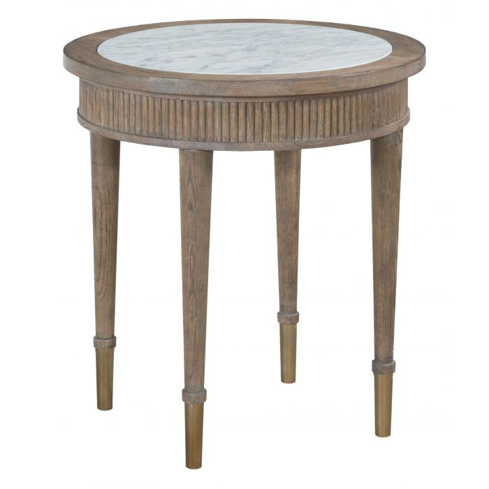 Fairfield 8119-19 Provence Round End Table - Hickory Park Furniture