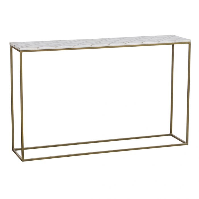 Fairfield 8147-96 Soulful Textures Argyle Inlay Stone Console Table ...