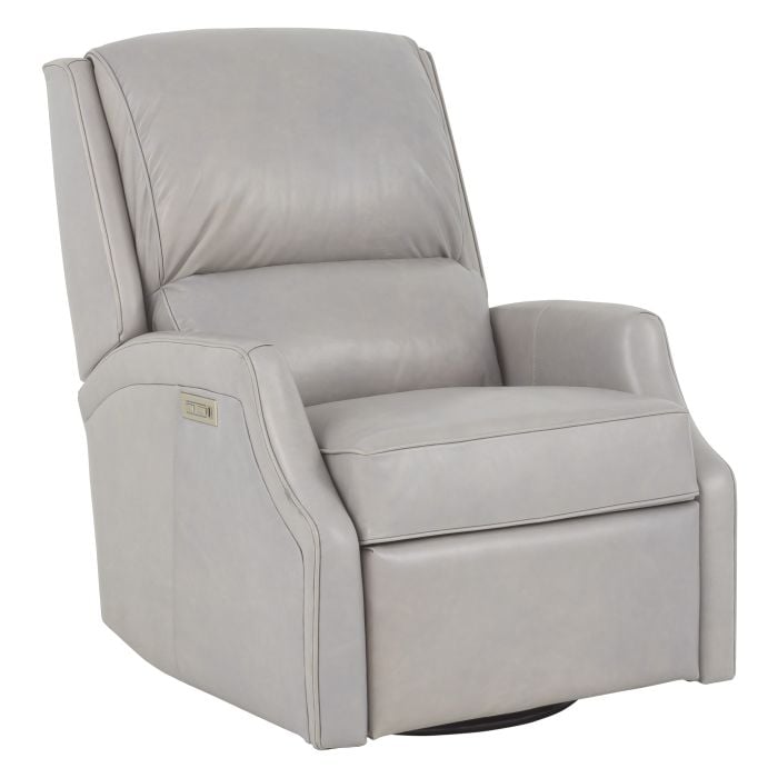 Fairfield F048-PR-S Rory Power Recliner with Swivel, Power Articulating Headrest, Outside Power ...