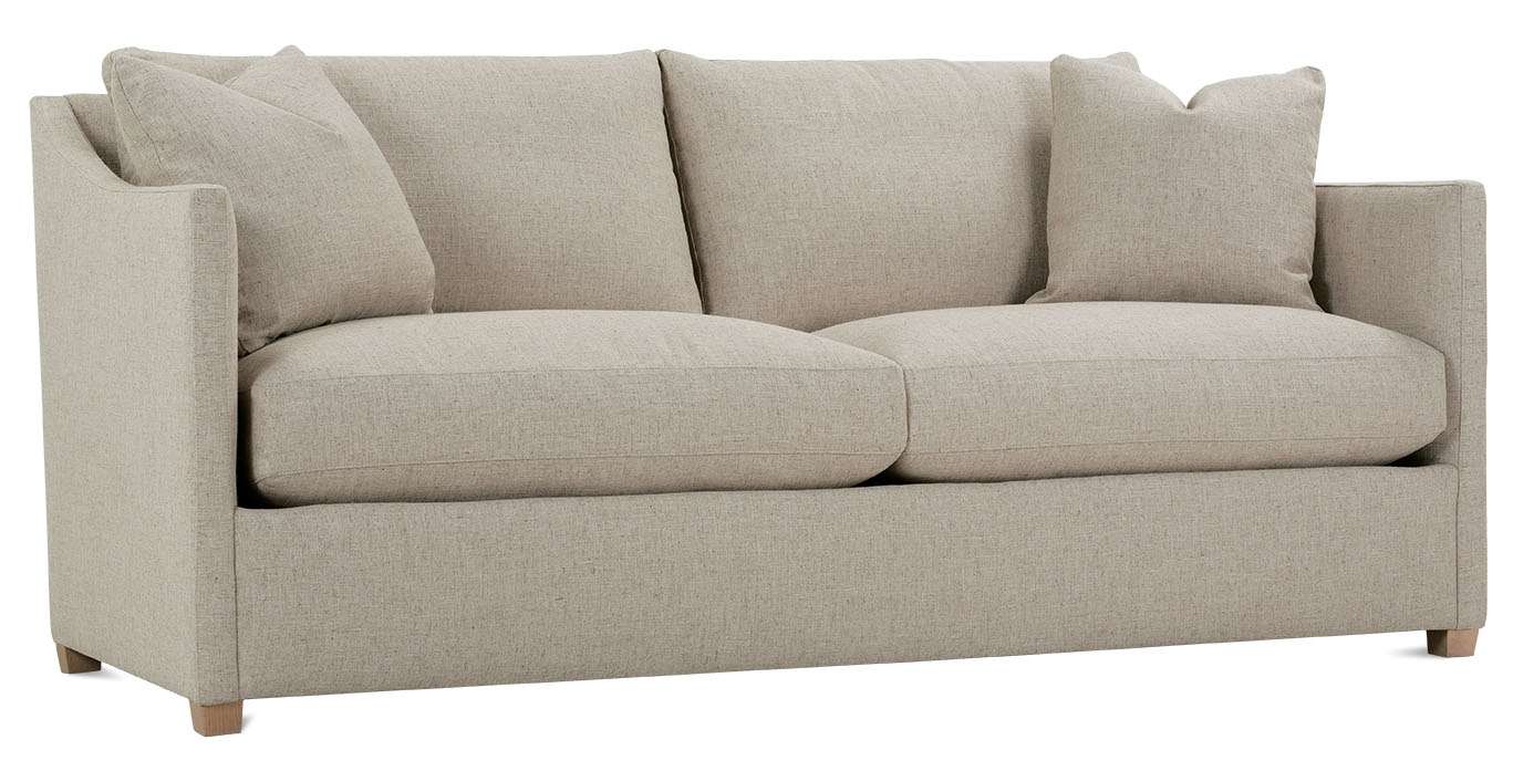 Rowe Q165-002 Living Room Serena Two Cushion 82 Inch Sofa - Hickory ...