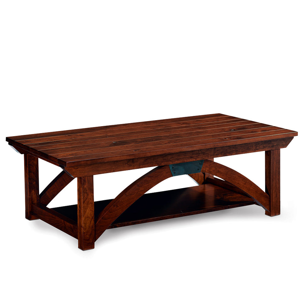 Simply Amish LOTRB-02A0 B&O Railroad Trestle Bridge Coffee Table, 54 ...