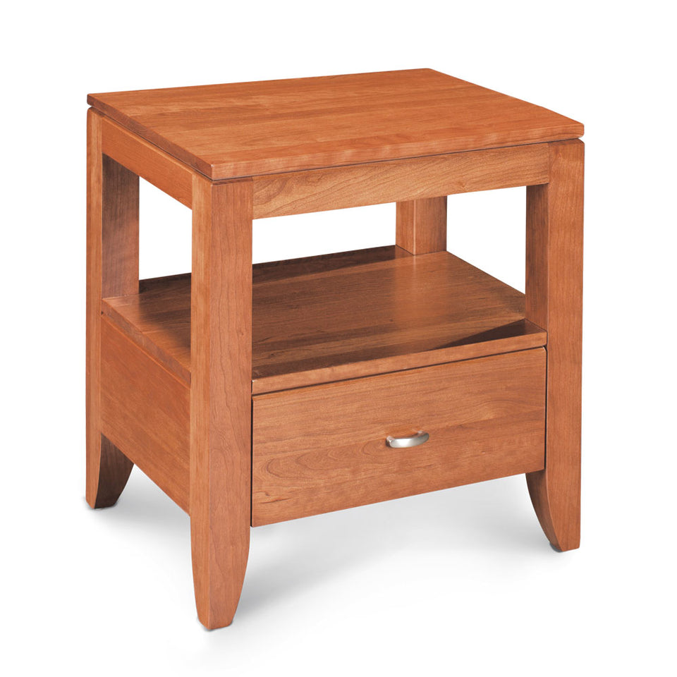 Simply Amish SNJUS-05E1 Justine Open Nightstand - Hickory Park Furniture