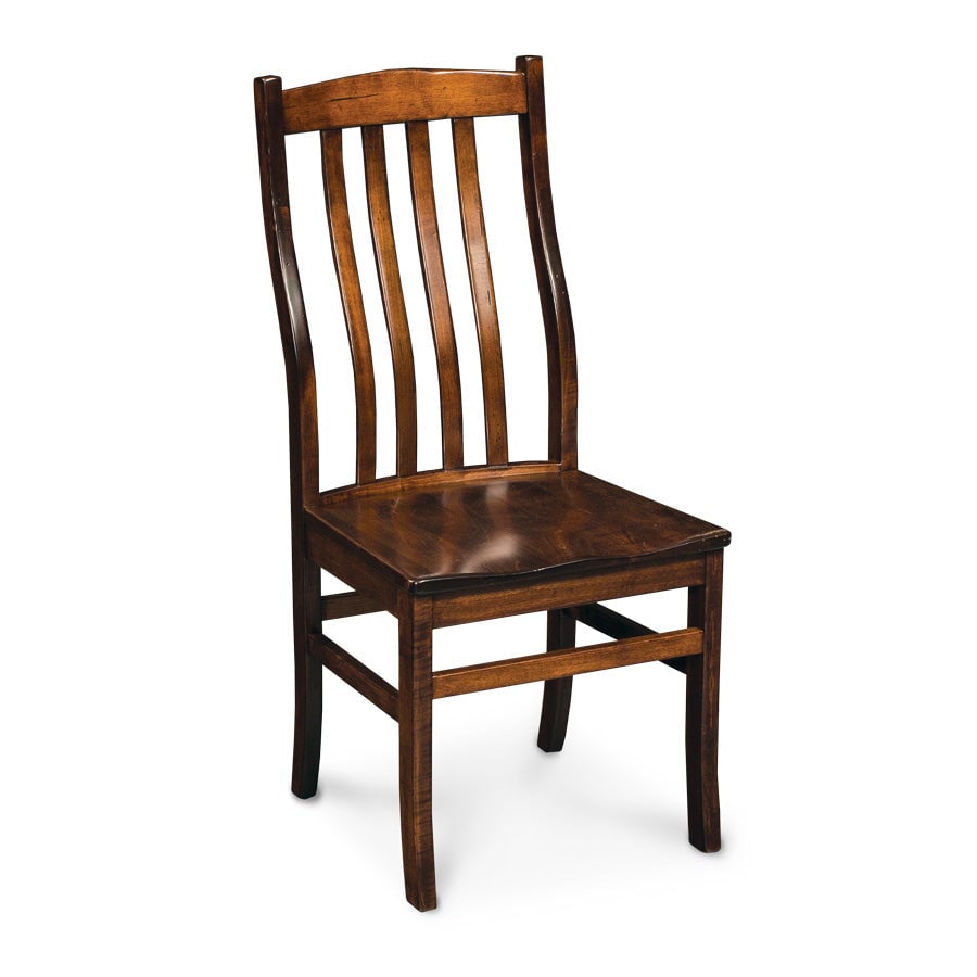 Simply Amish ECCLI-02A-W Clifton Side Chair w/ Wood Seat - Hickory Park ...