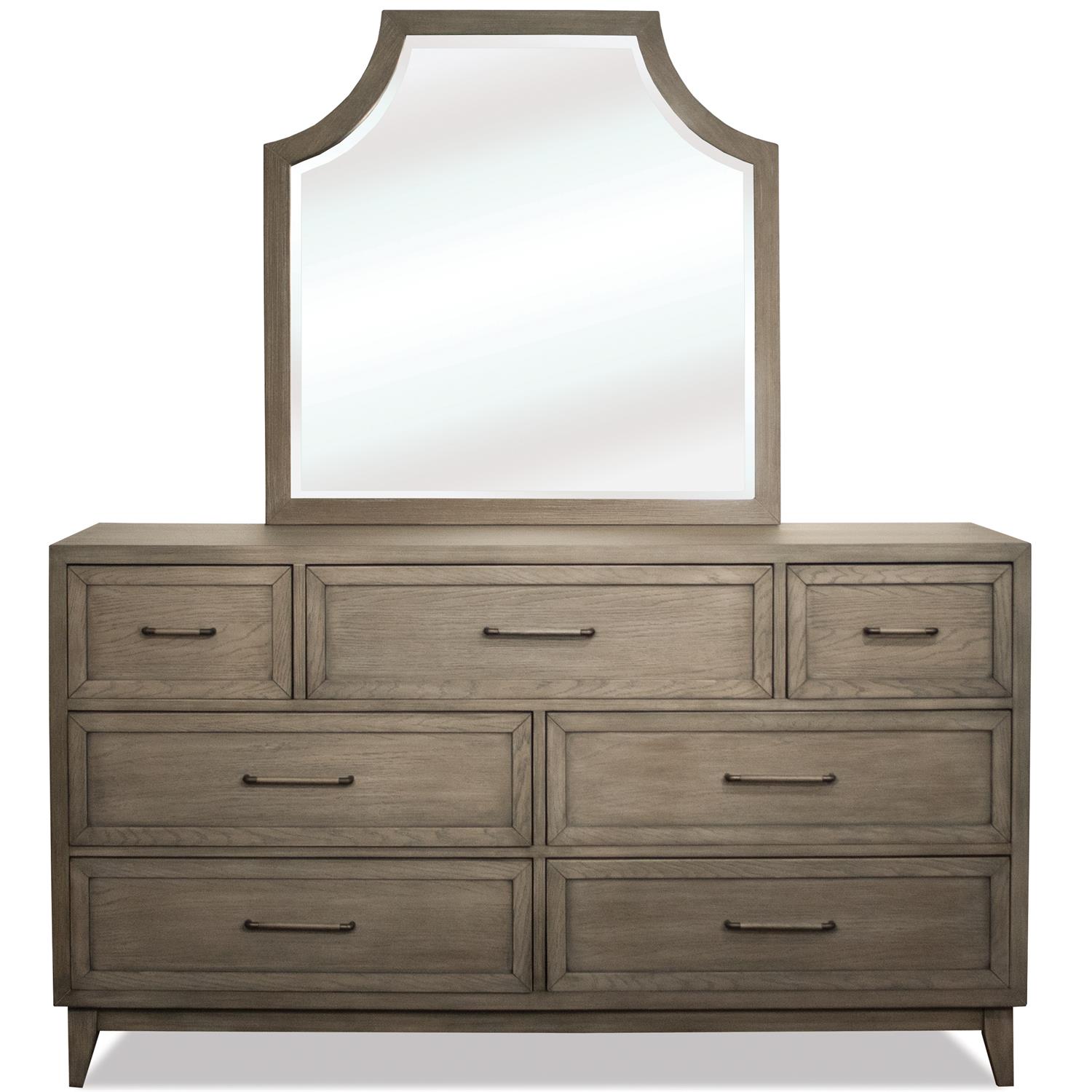 Riverside Furniture 46161 Vogue Arch Mirror - Hickory Park Furniture