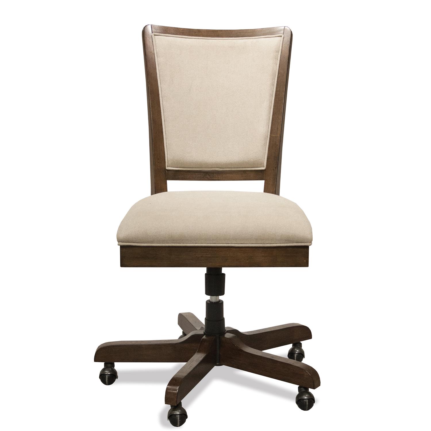Riverside Furniture 46238 Vogue Upolstered Desk Chair - Hickory Park ...