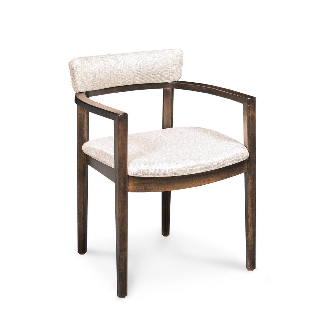 Simply Amish ECABB-01A-F Abby Arm Chair Fabric - Hickory Park Furniture