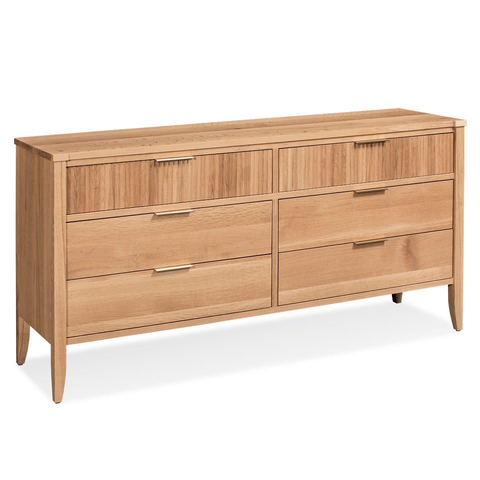 Simply Amish SSABG-08F3 Bedroom Abigail 6-Drawer Dresser - Hickory Park ...