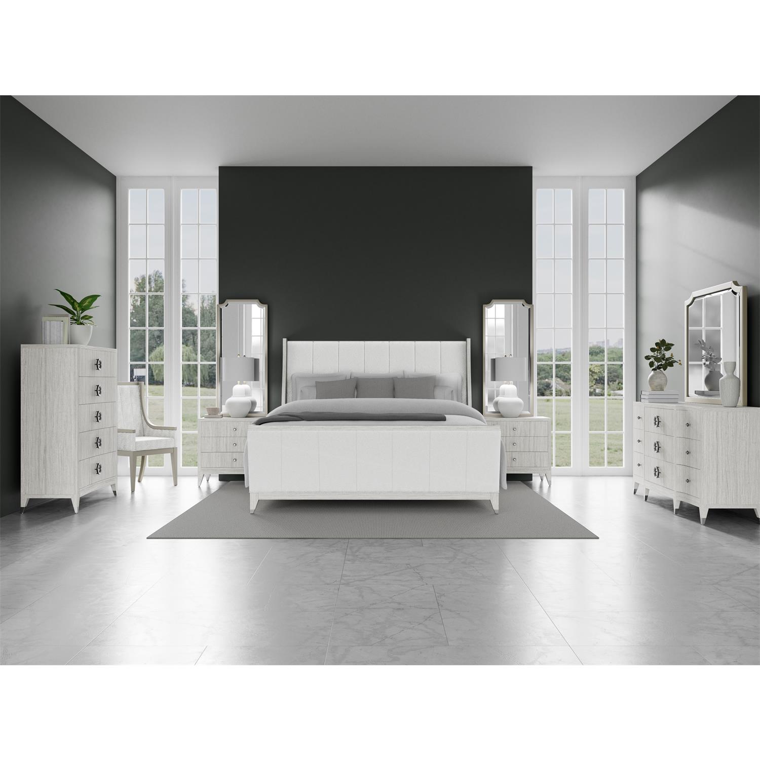 Riverside Furniture 82562 Hepburn Nightstand Mirror - Hickory Park ...