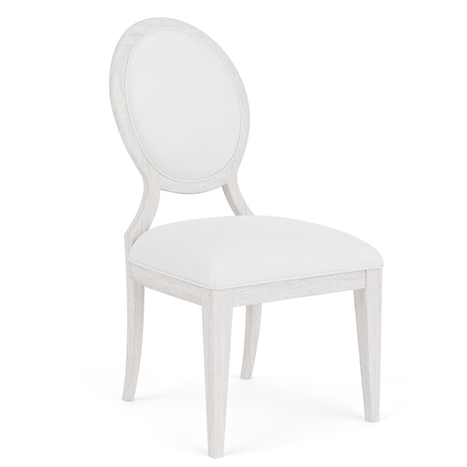 Riverside Furniture 82558 Hepburn Oval Back Upholstered Side Chair ...