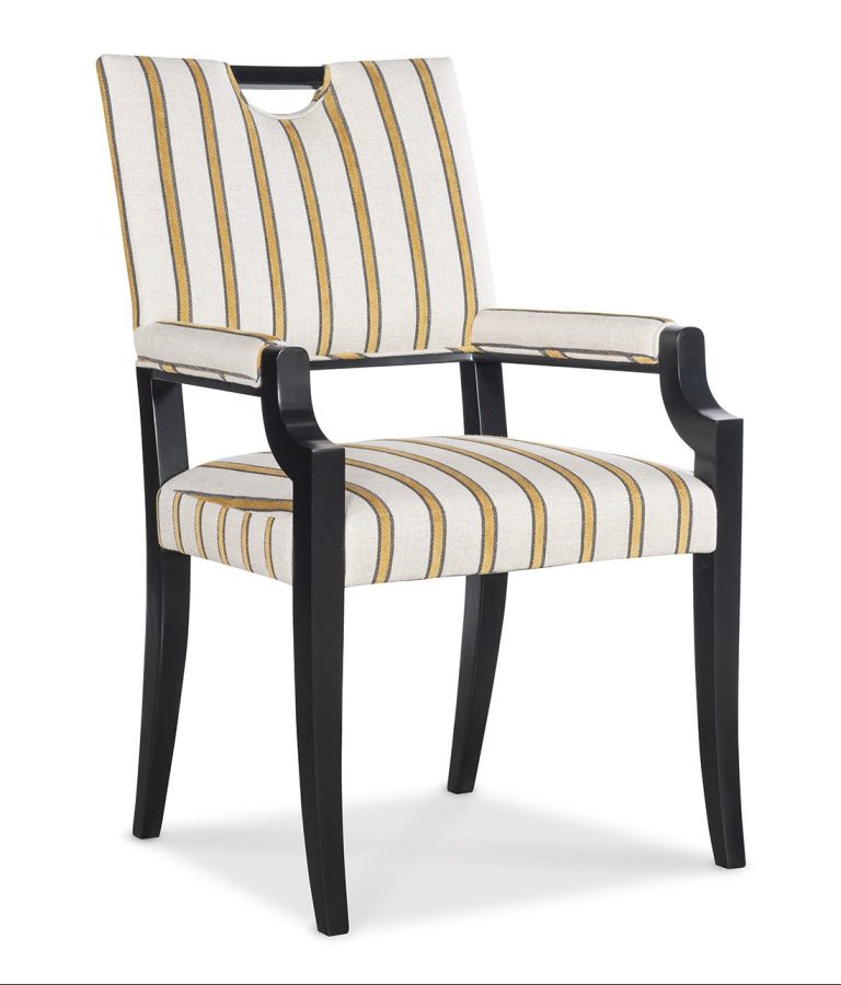 Jessica Charles 1208-A Milena Arm Dining Chair - Hickory Park Furniture