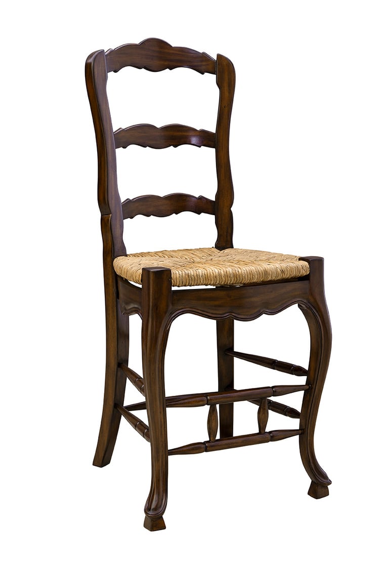 Furniture Classics 1411PA 24" Ladderback Counter Stool - Hickory Park ...